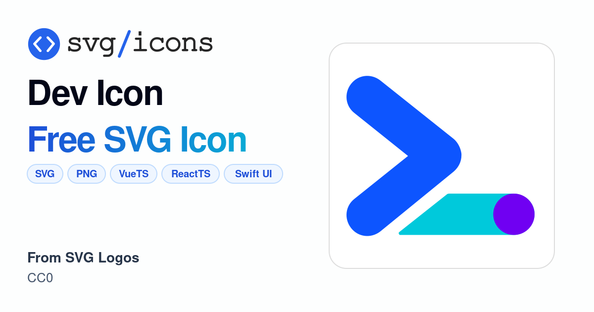 Dev-icon SVG Icon - Free Dev-icon PNG & SVG Download