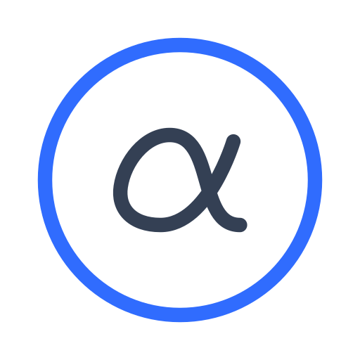 Alpha-circle SVG Icon — Free Alpha-circle PNG & SVG Download