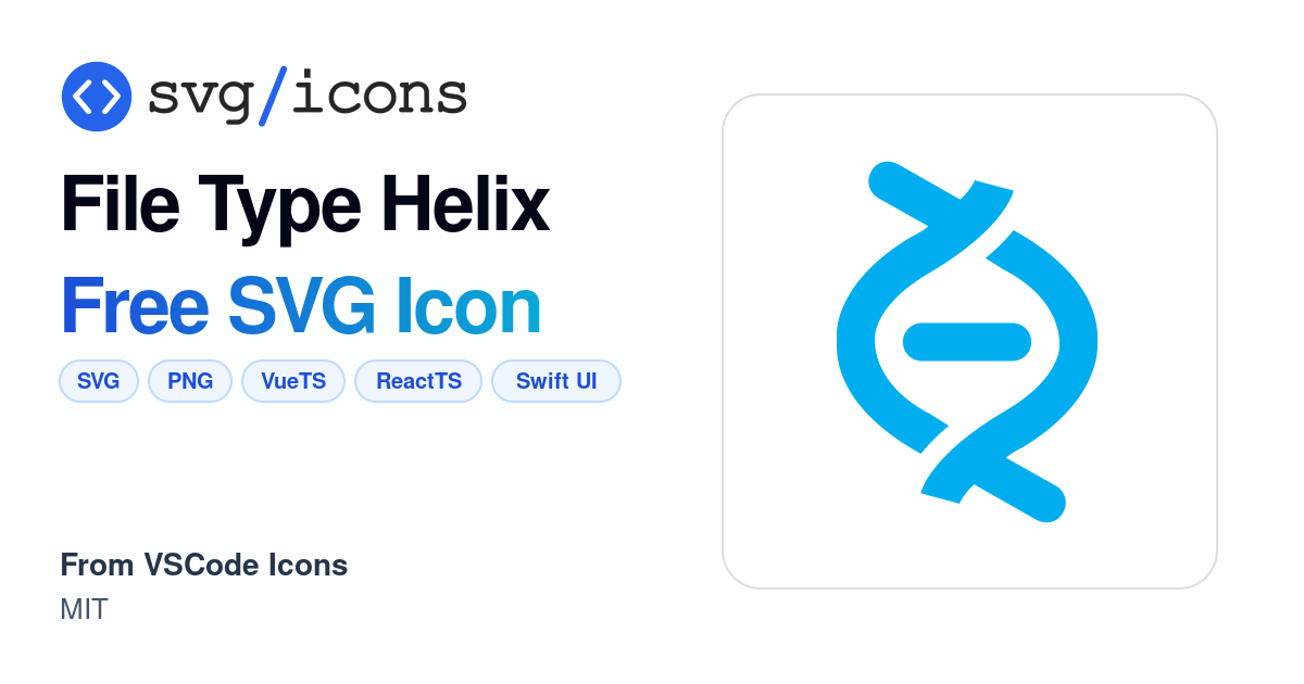 File-type-helix SVG Icon - Free File-type-helix PNG & SVG Download