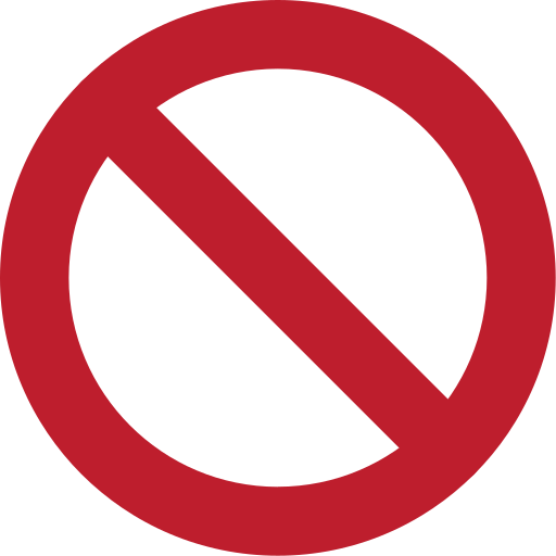 Prohibited-sign SVG Icon - Free SVG & PNG Prohibited-sign Images