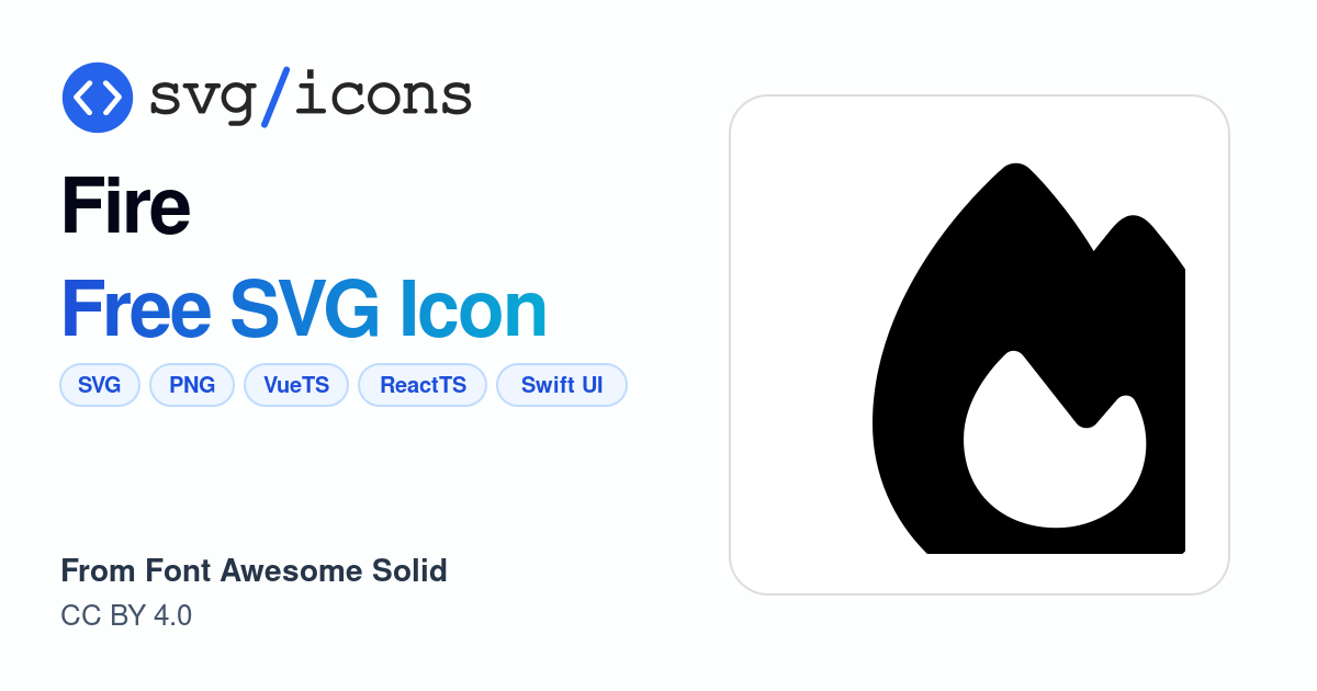 Fire SVG Icon - Free SVG & PNG Fire Images