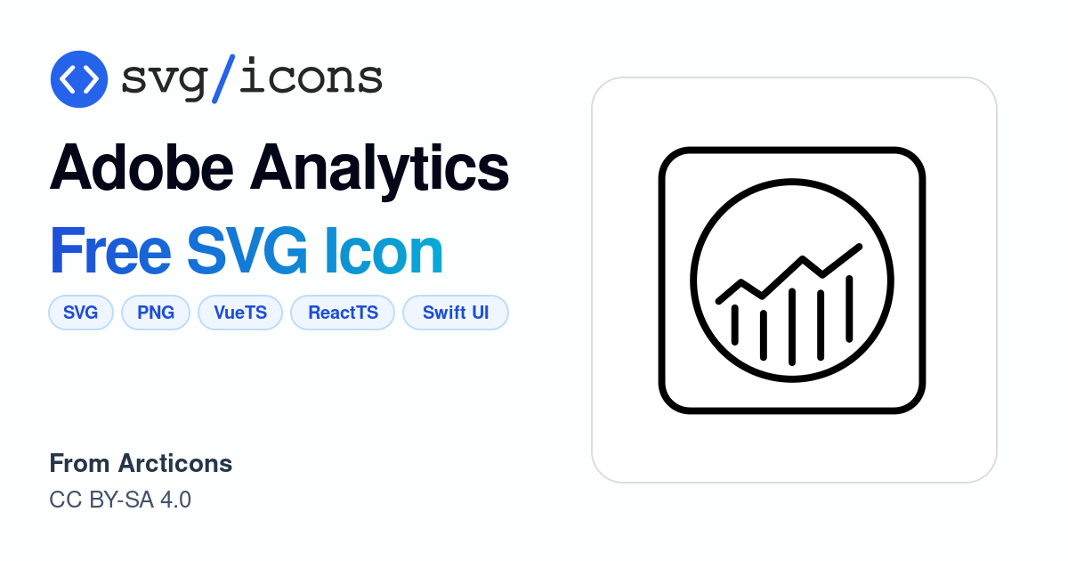 Adobe-analytics SVG Icon - Free Adobe-analytics PNG & SVG Download