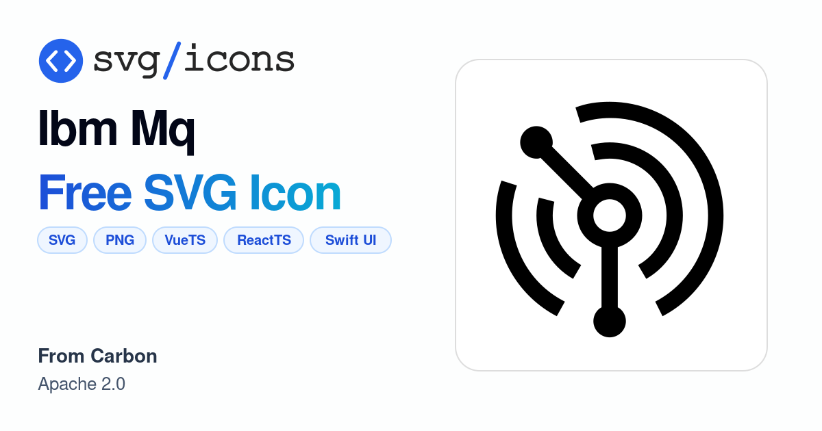 Ibm-mq SVG Icon - Free Ibm-mq PNG & SVG Download