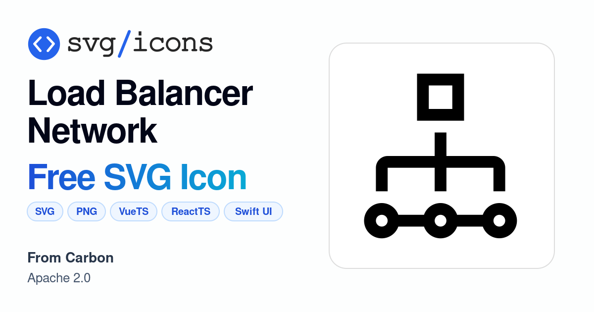 Load-balancer-network SVG Icon - Free Load-balancer-network PNG & SVG ...
