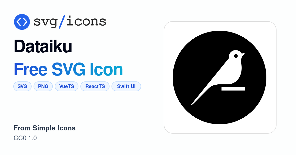 Dataiku SVG Icon - Free Dataiku PNG & SVG Download