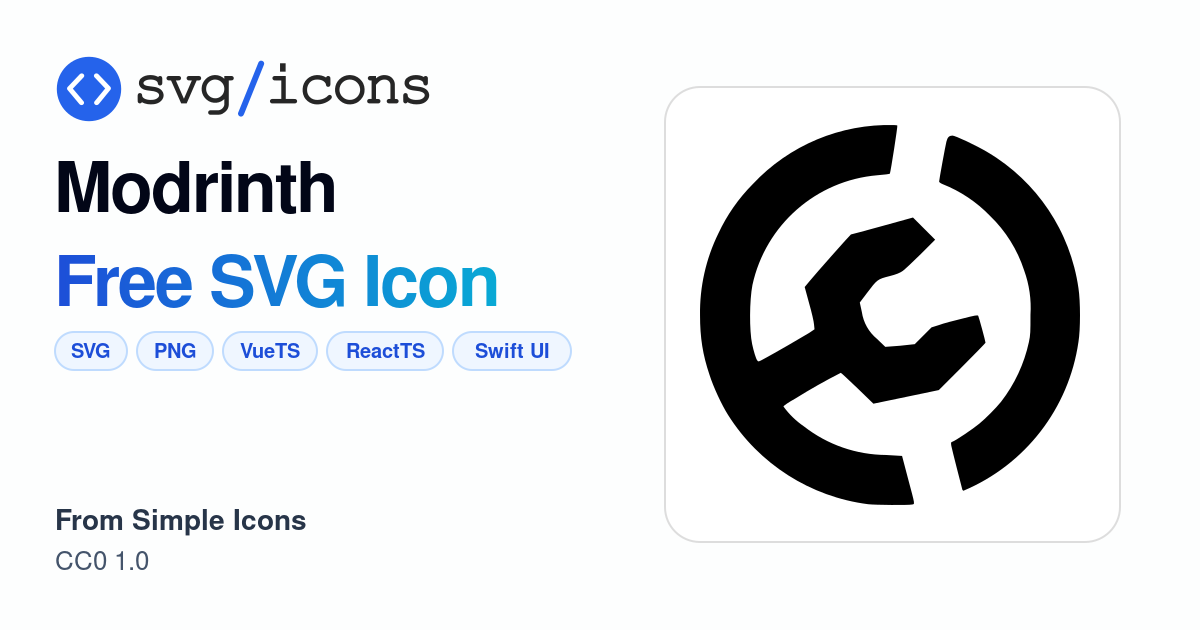 Modrinth SVG Icon - Free Modrinth PNG & SVG Download