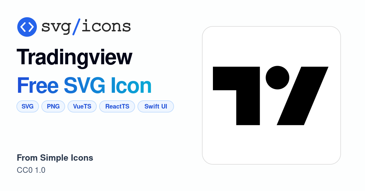 Tradingview SVG Icon - Free Tradingview PNG & SVG Download