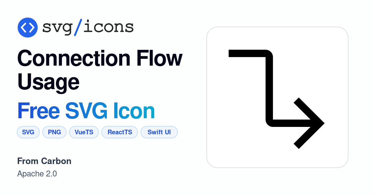 Connection-flow-usage SVG Icon - Free Connection-flow-usage PNG & SVG ...