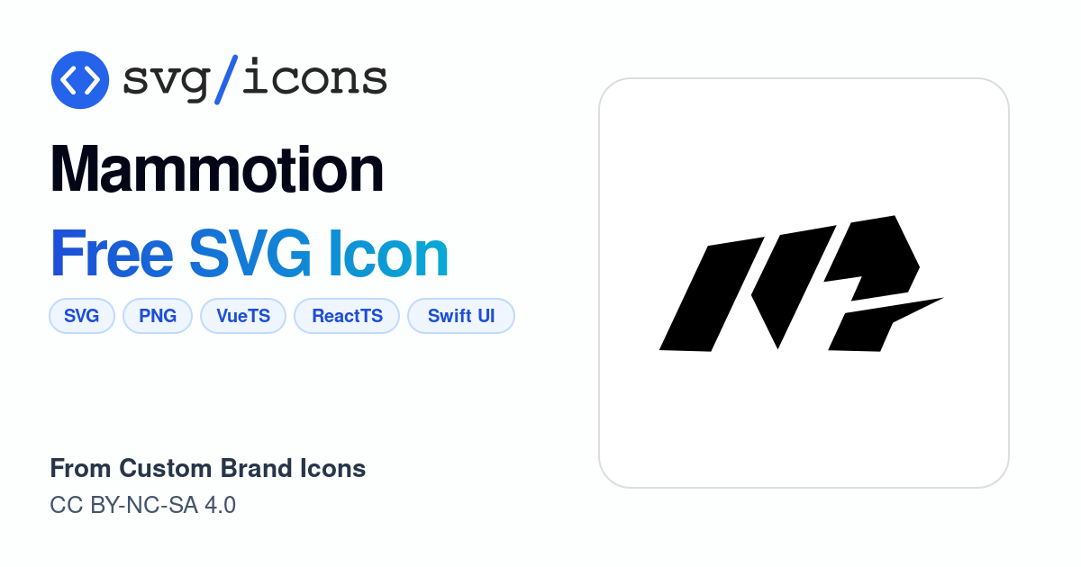 Mammotion SVG Icon - Free Mammotion PNG & SVG Download