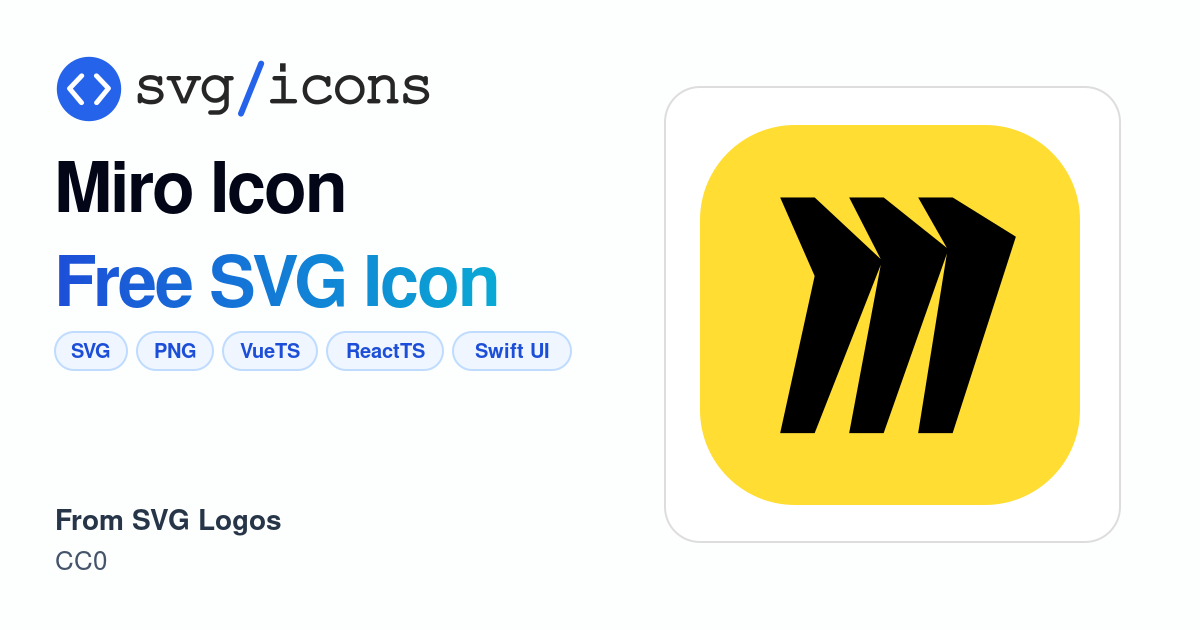 Miro-icon SVG Icon - Free Miro-icon PNG & SVG Download