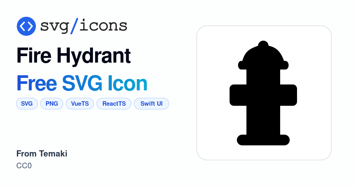 Fire-hydrant SVG Icon - Free Fire-hydrant PNG & SVG Download