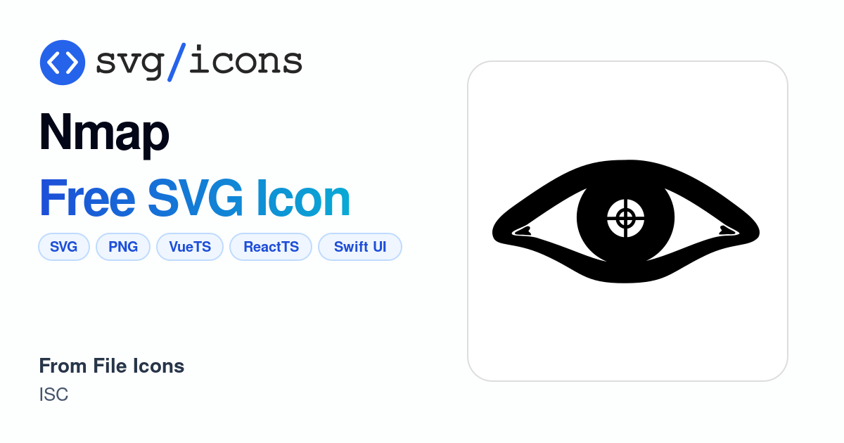 Nmap SVG Icon - Free Nmap PNG & SVG Download