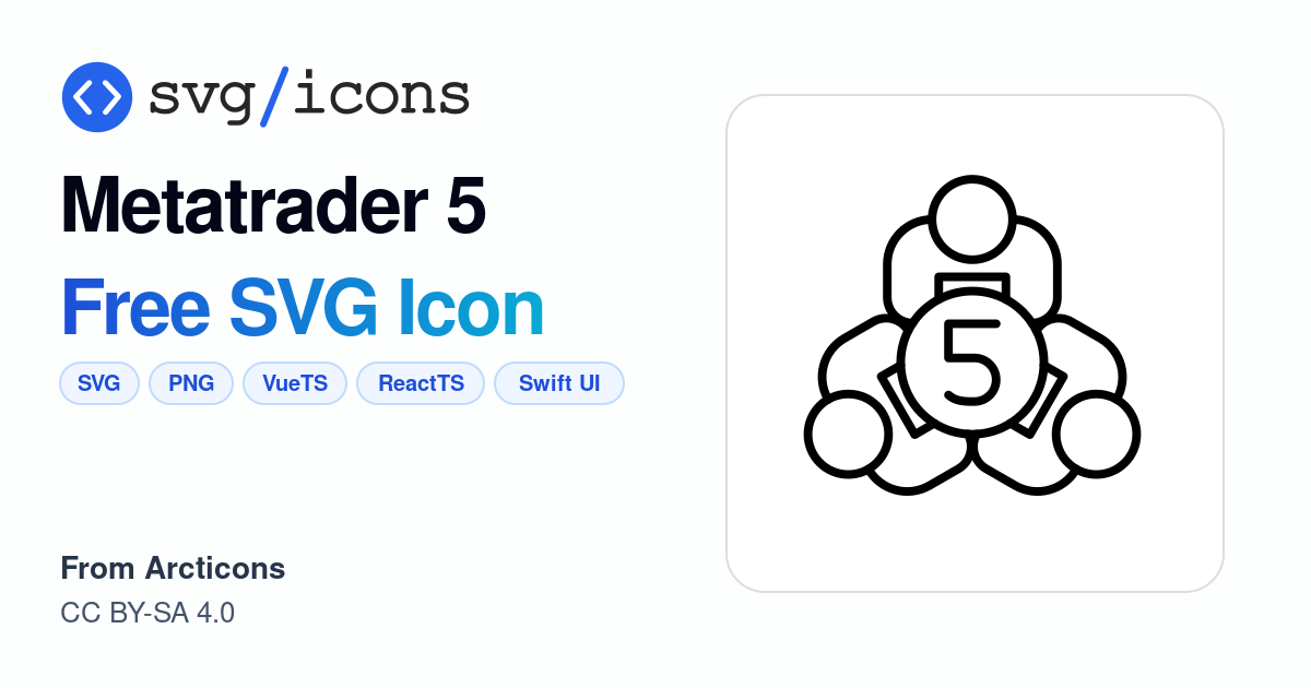 Metatrader-5 SVG Icon - Free Metatrader-5 PNG & SVG Download