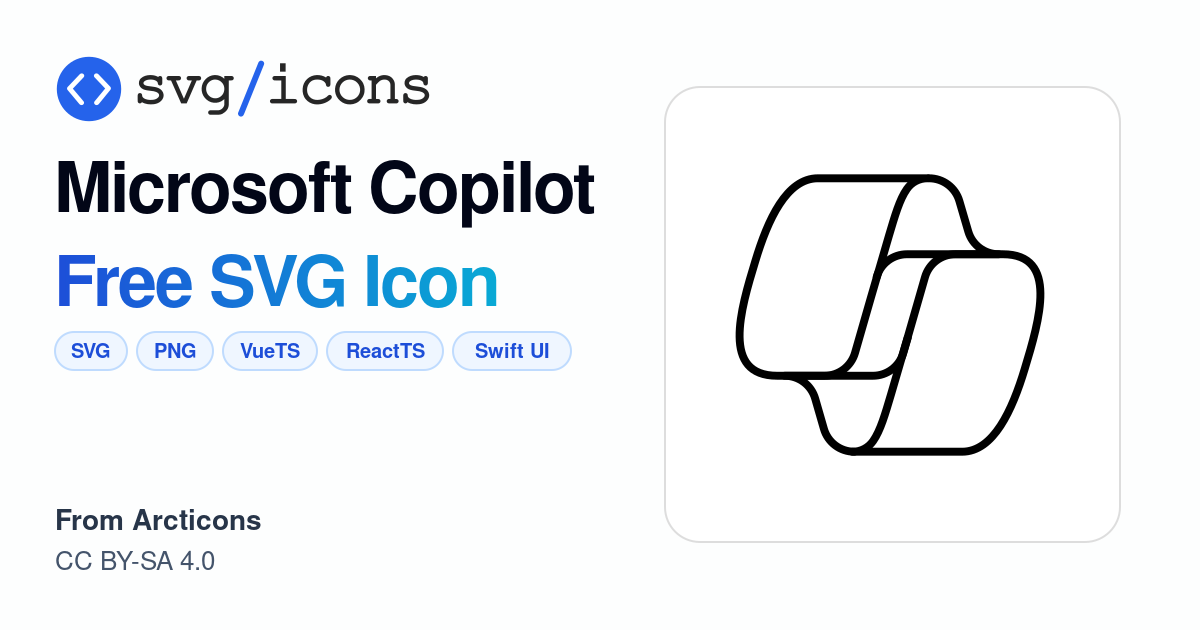 Microsoft-copilot SVG Icon - Free Microsoft-copilot PNG & SVG Download