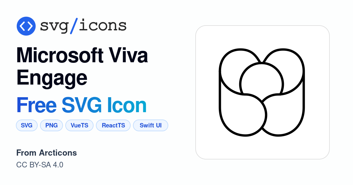 Microsoft-viva-engage SVG Icon - Free Microsoft-viva-engage PNG & SVG ...