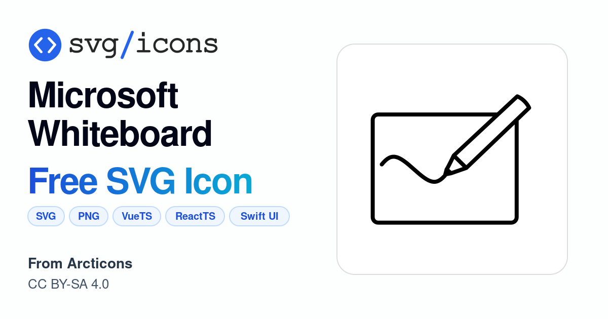 Microsoft-whiteboard SVG Icon - Free Microsoft-whiteboard PNG & SVG ...