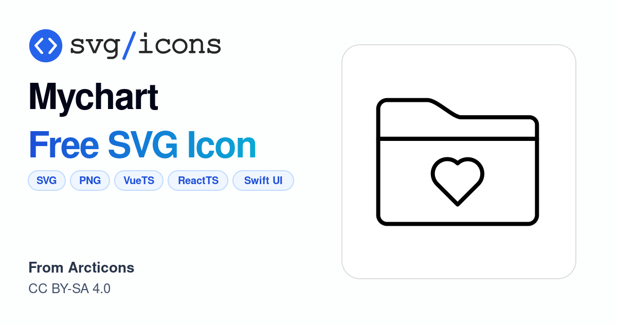 Mychart SVG Icon - Free Mychart PNG & SVG Download